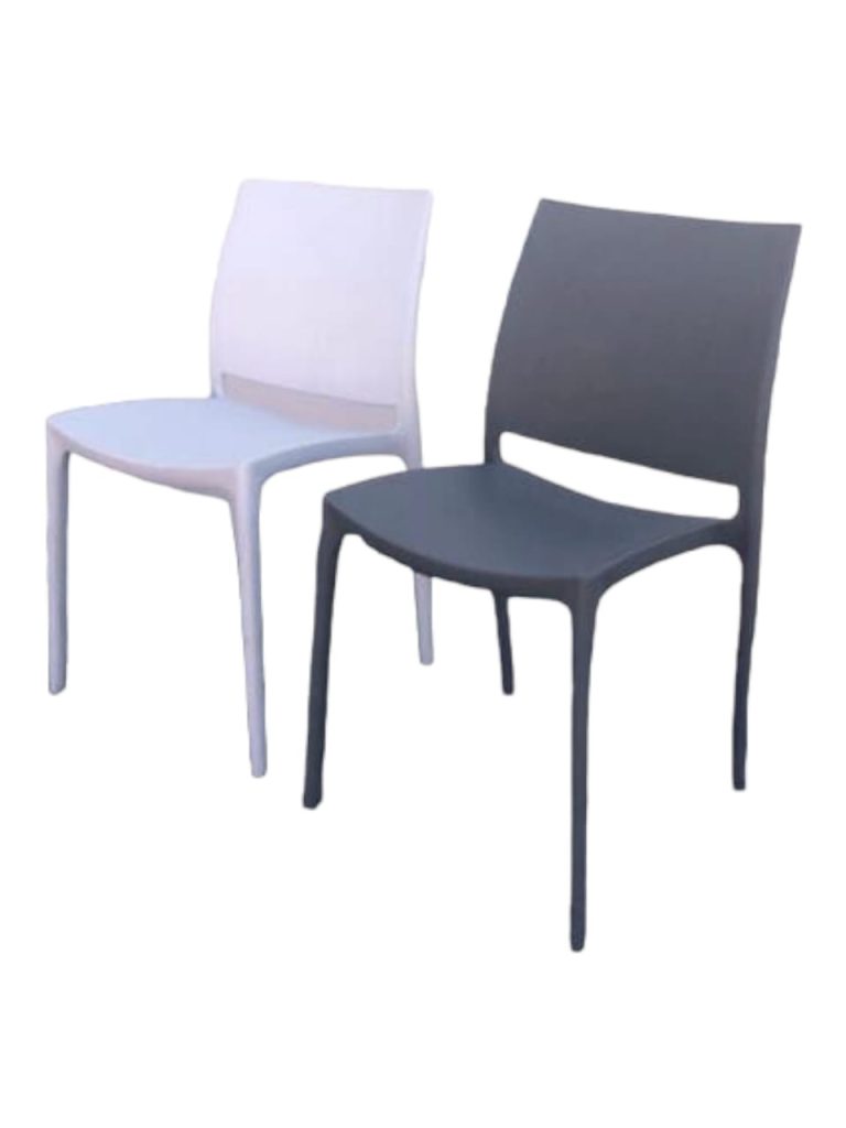 Ensemble 2 chaises design PVC - Mobilier Bureau Pro