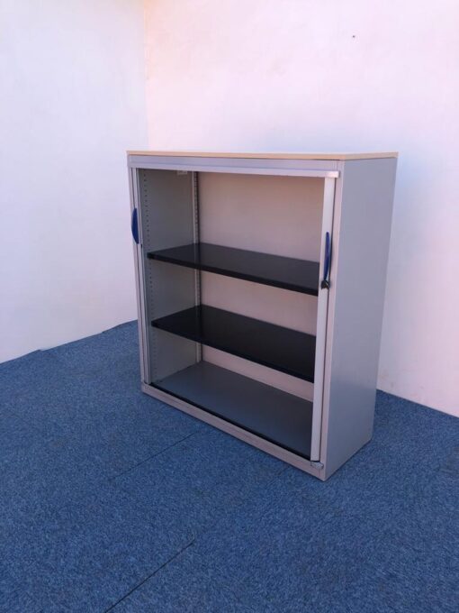 Armoire métallique Steelcase 120x130cm avec roue - Mobilier Bureau Pro