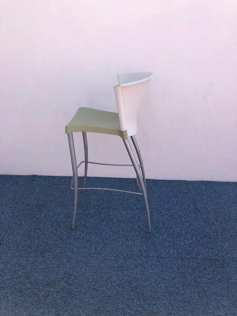 Chaise haute de bar Paco Capdell PVC - Mobilier Bureau Pro