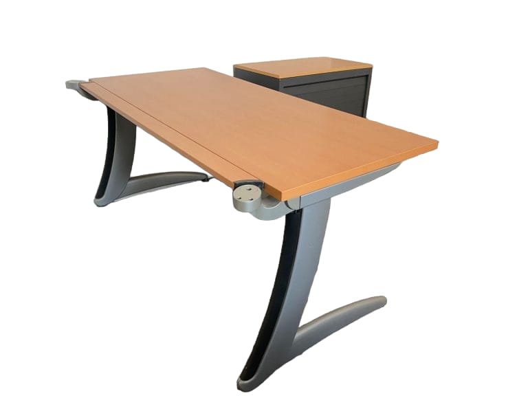 Ensemble bureau Steelcase & armoire promo - Mobilier Bureau Pro