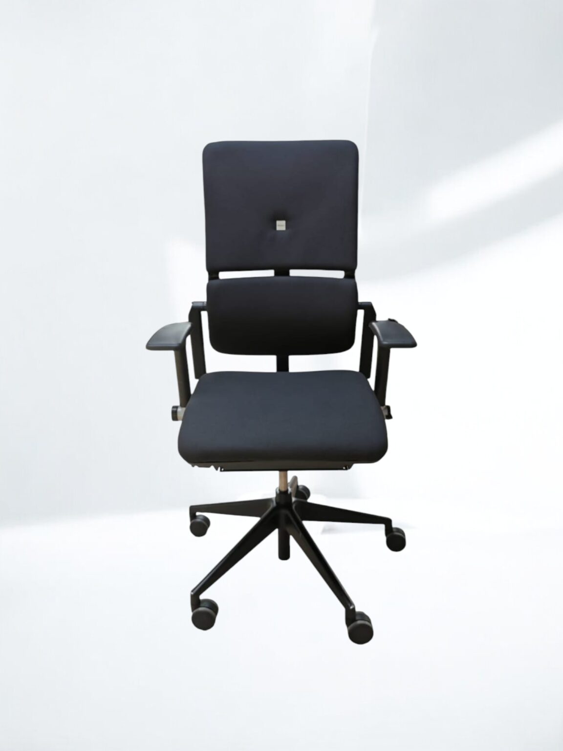Chaise Steelcase please 2 double dossier noir - Mobilier Bureau Pro